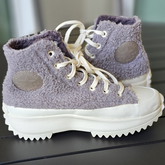 Converse | Shoes | Converse Chuck Taylor Sherpa Run Star Platform High ...